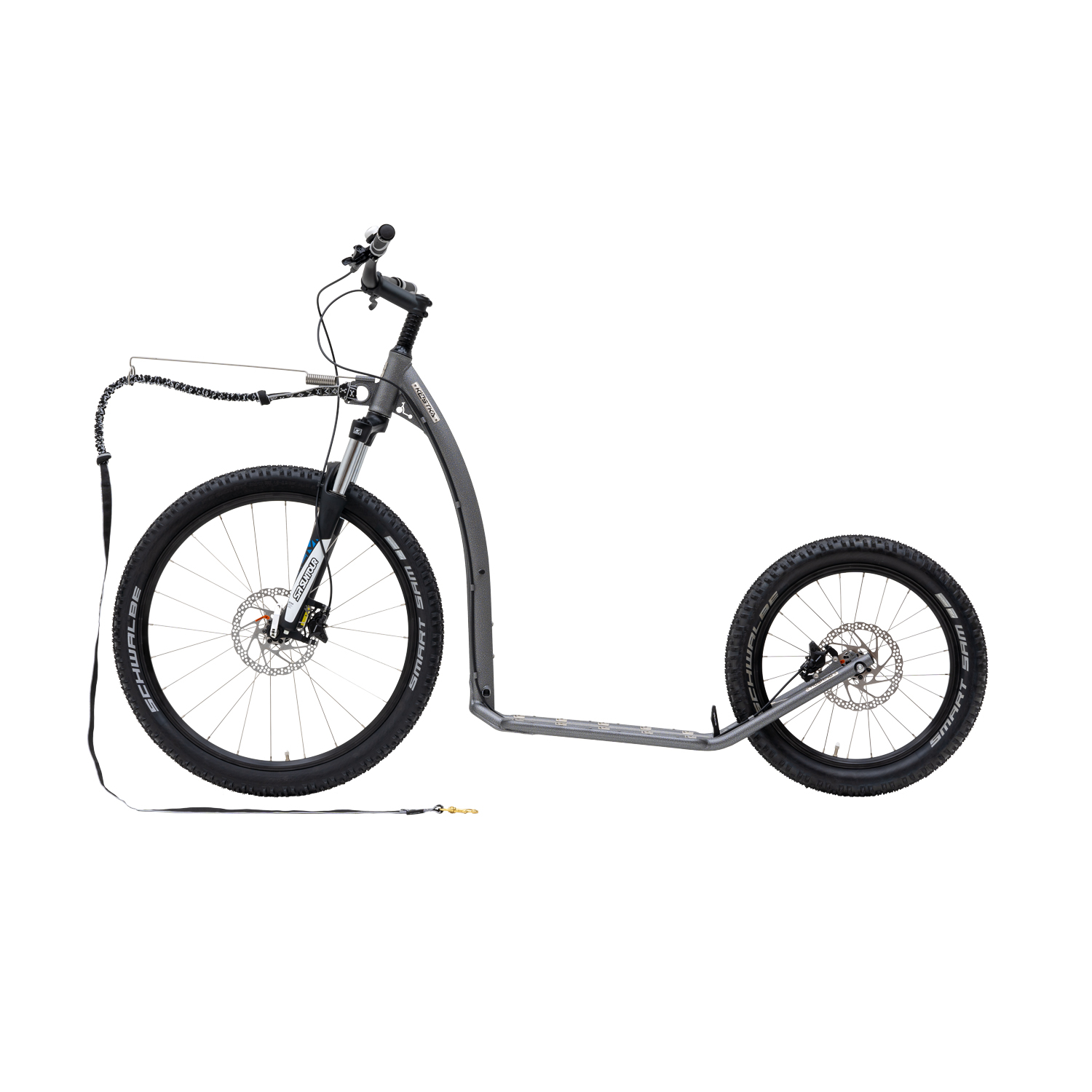 Tretroller KOSTKA MUSHING MAX (G6) - Limitierte Auflage Silver